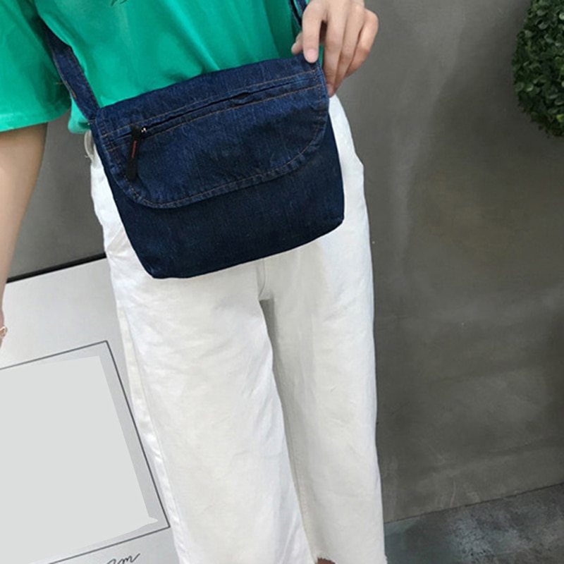Vintage Jeans Flap Simple Denim Women Bags HandBag... – Grandado