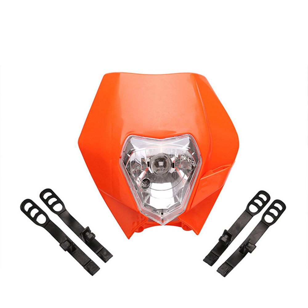 Orange Motocross Headlight Enduro Supermoto Dirt B... – Grandado