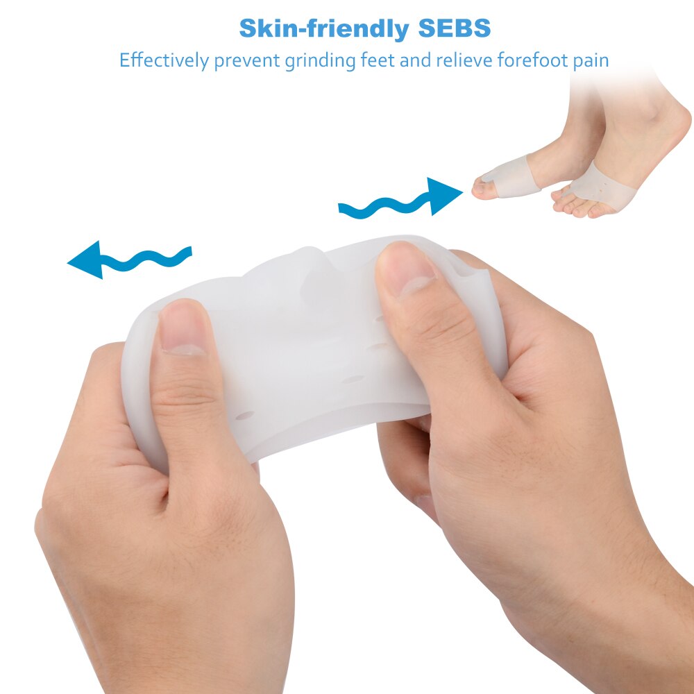 Sunvo Silikon Hallux Valgus Orthesen Einlegesohlen... – Grandado