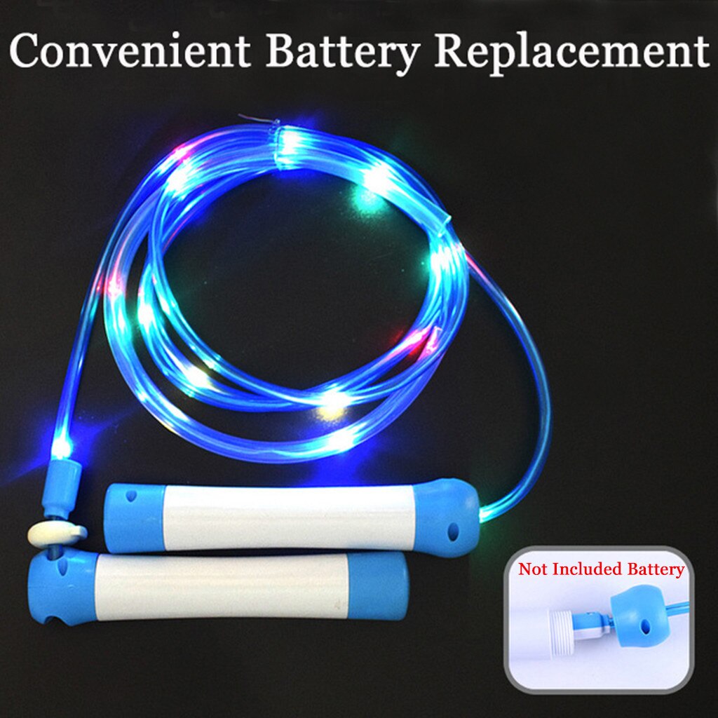 Youth Kids' LED Light Battery Skip Ropes Adjustabl... – Grandado