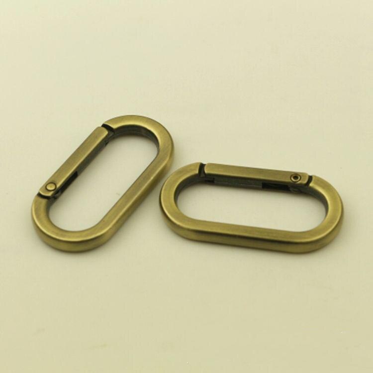 5/10pcs Spring Oval Ring Openable Keyring Leather ... – Grandado