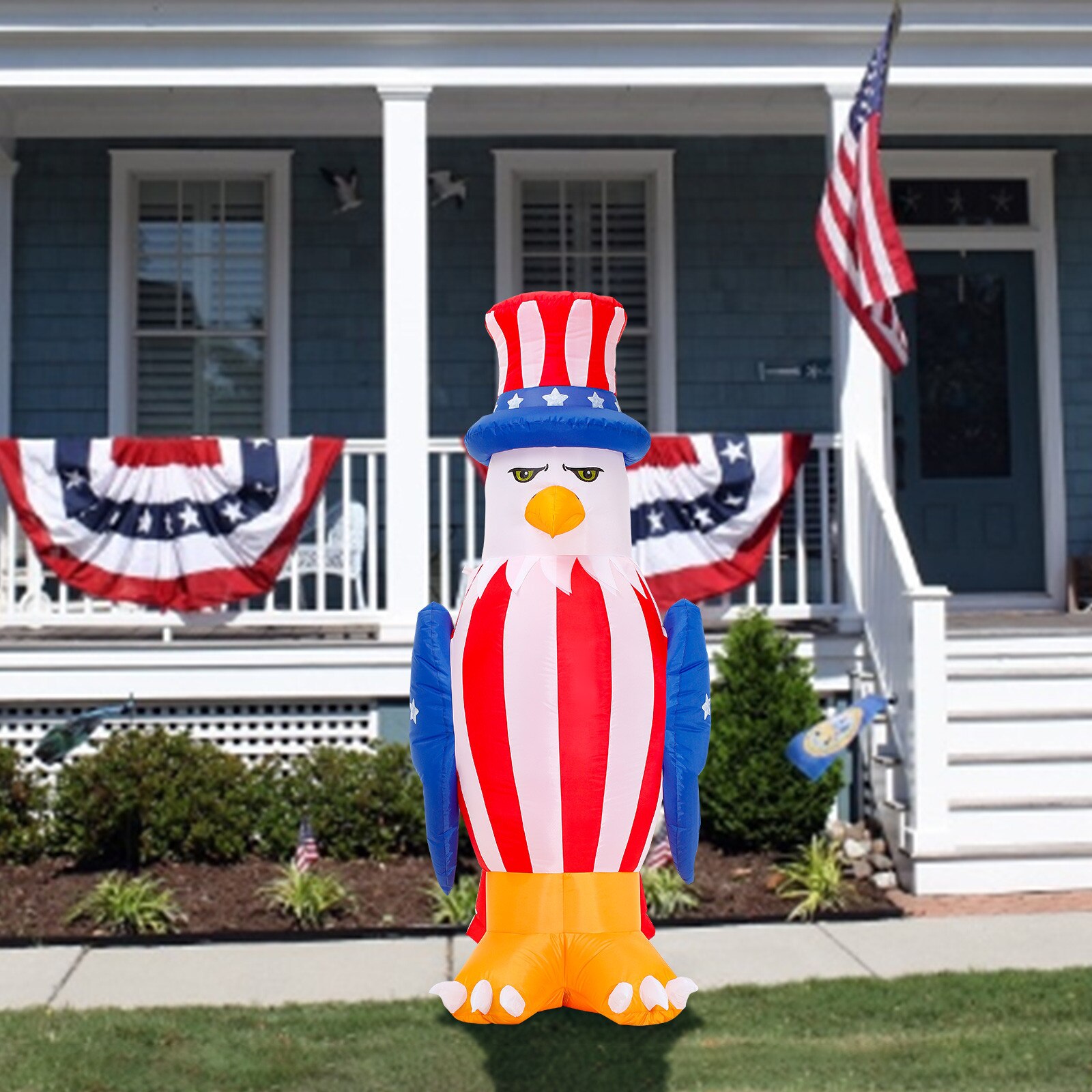 6 Foot Tall Inflatable Toys Patriotic Independence... – Grandado