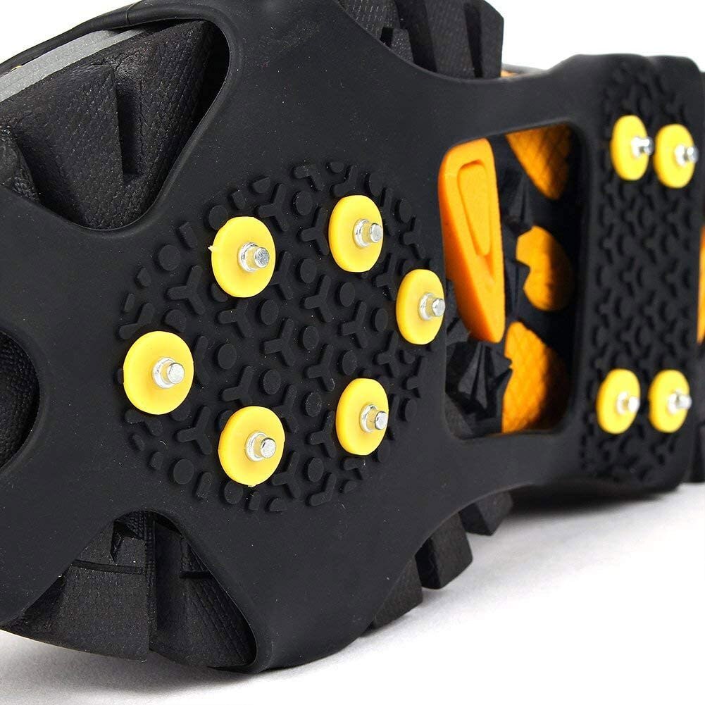 1 Paar 10 Studs Anti-Slip Ice Gripper Spike Winter... – Grandado