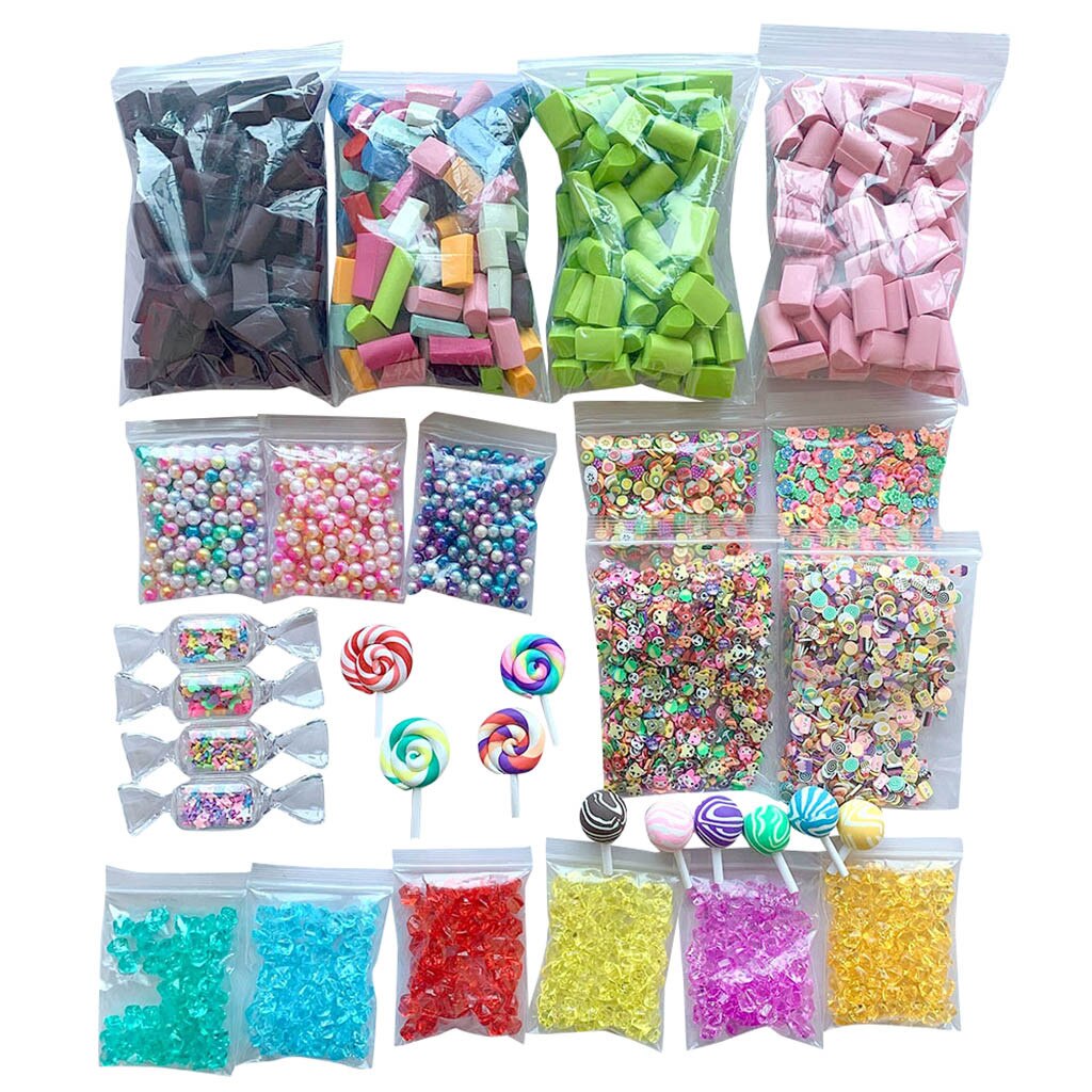 Color Slime Kit Pack Mixing Cloud Cotton Candy Sli... – Grandado