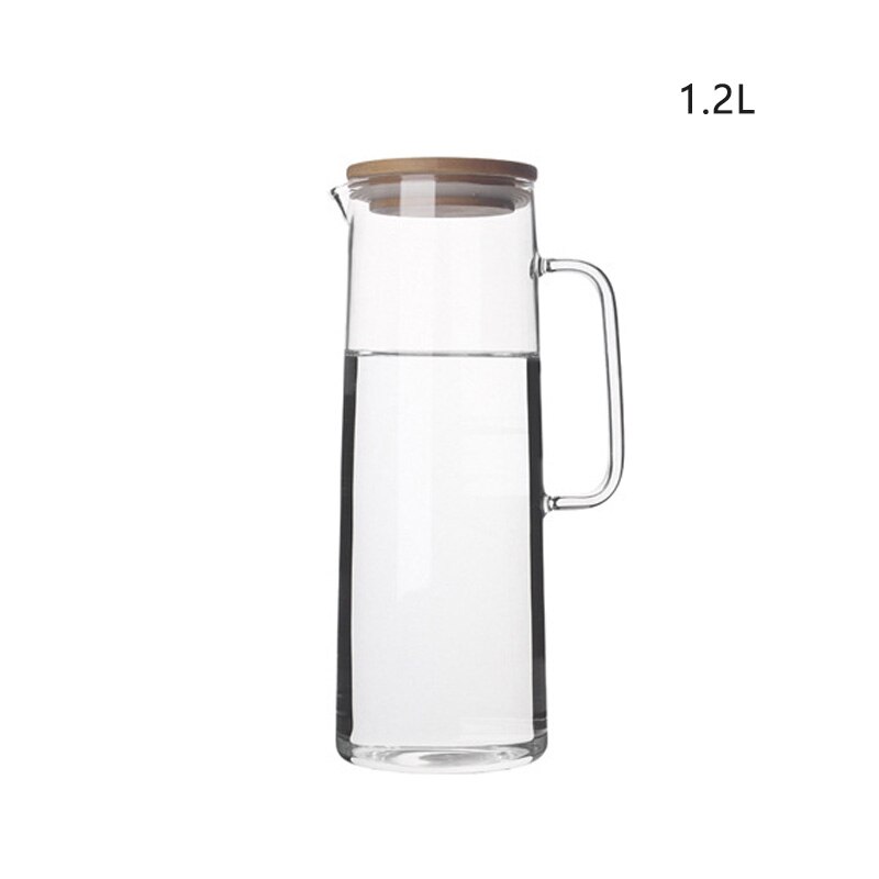 Glass Water Pot Cold Water Bottle Handle Water Ket... – Vicedeal