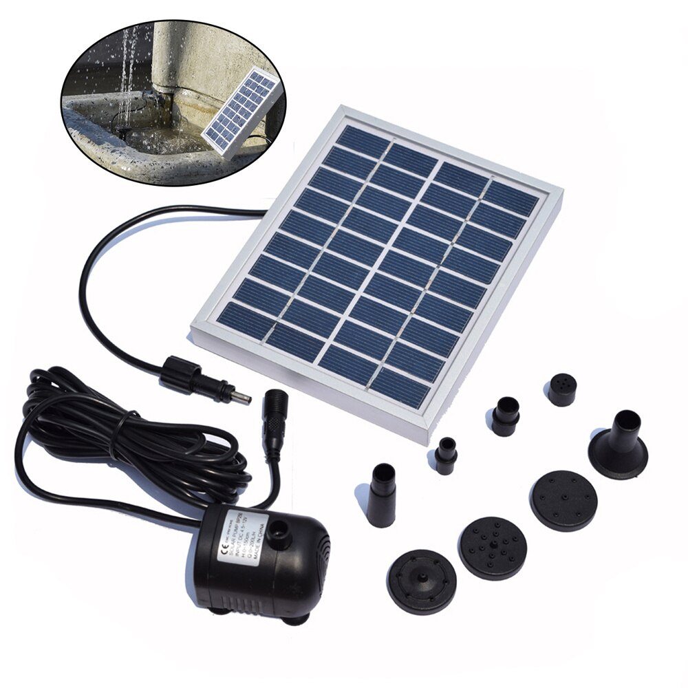 2 W Zonne-energie Waterpomp Dompelpompen Watering ... – Grandado