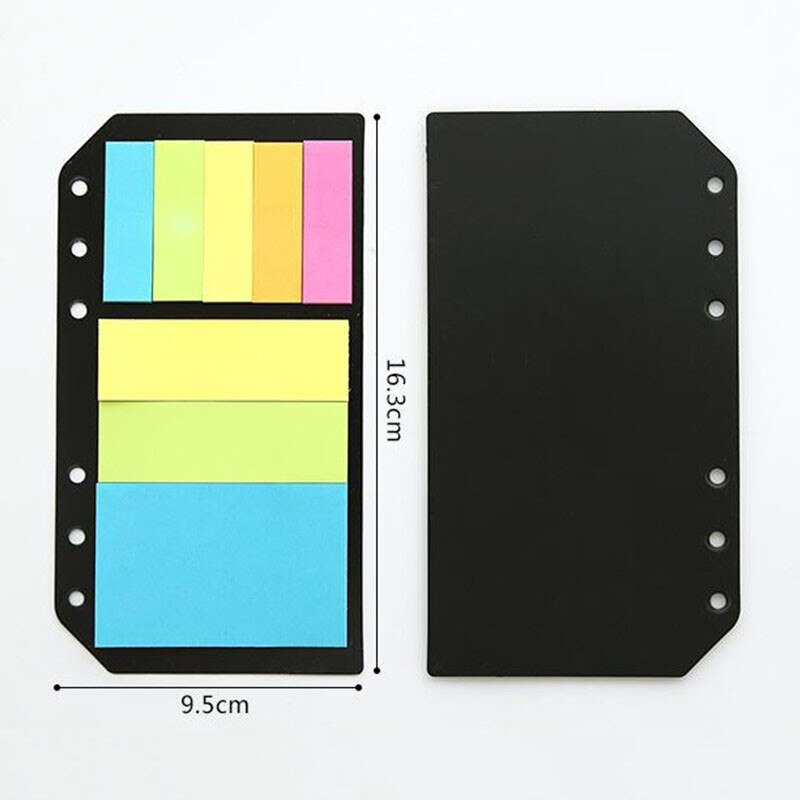 B5 A5 A6 Sticky Notes Planner 6 Gaten Bindmiddel Z... – Vicedeal