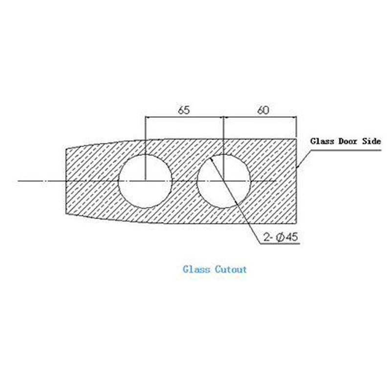 Entry Gate 10-12mm Glass Door Locks W Key Swing an... – Vicedeal
