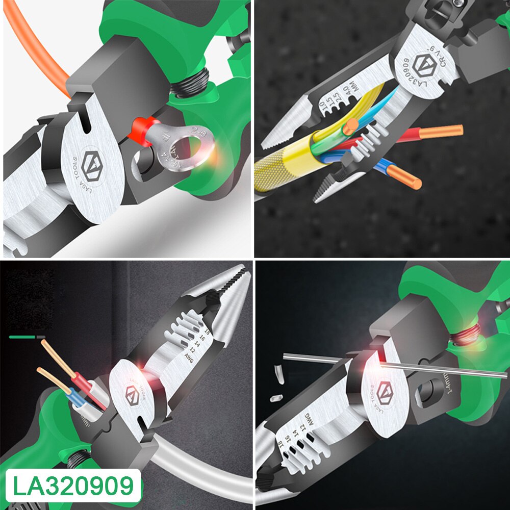 LAOA Needle Nose Pliers Multi-function Wire Stripp... – Vicedeal