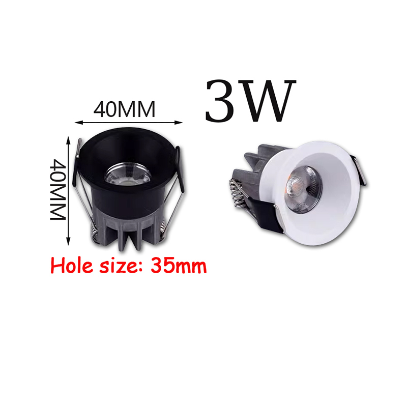 Dimbar led-downlight innfelt taklampe spotlight al... – Vicedeal