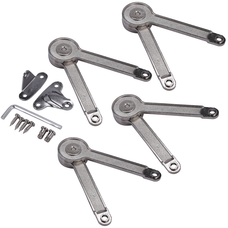 4Pcs Hydraulic Randomly Stop Hinges Kitchen Cabine... – Vicedeal