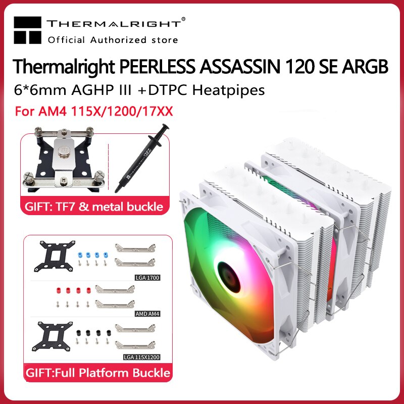 Thermalright PA120 SE WHITE ARGB Absolute Assassin... – Vicedeal