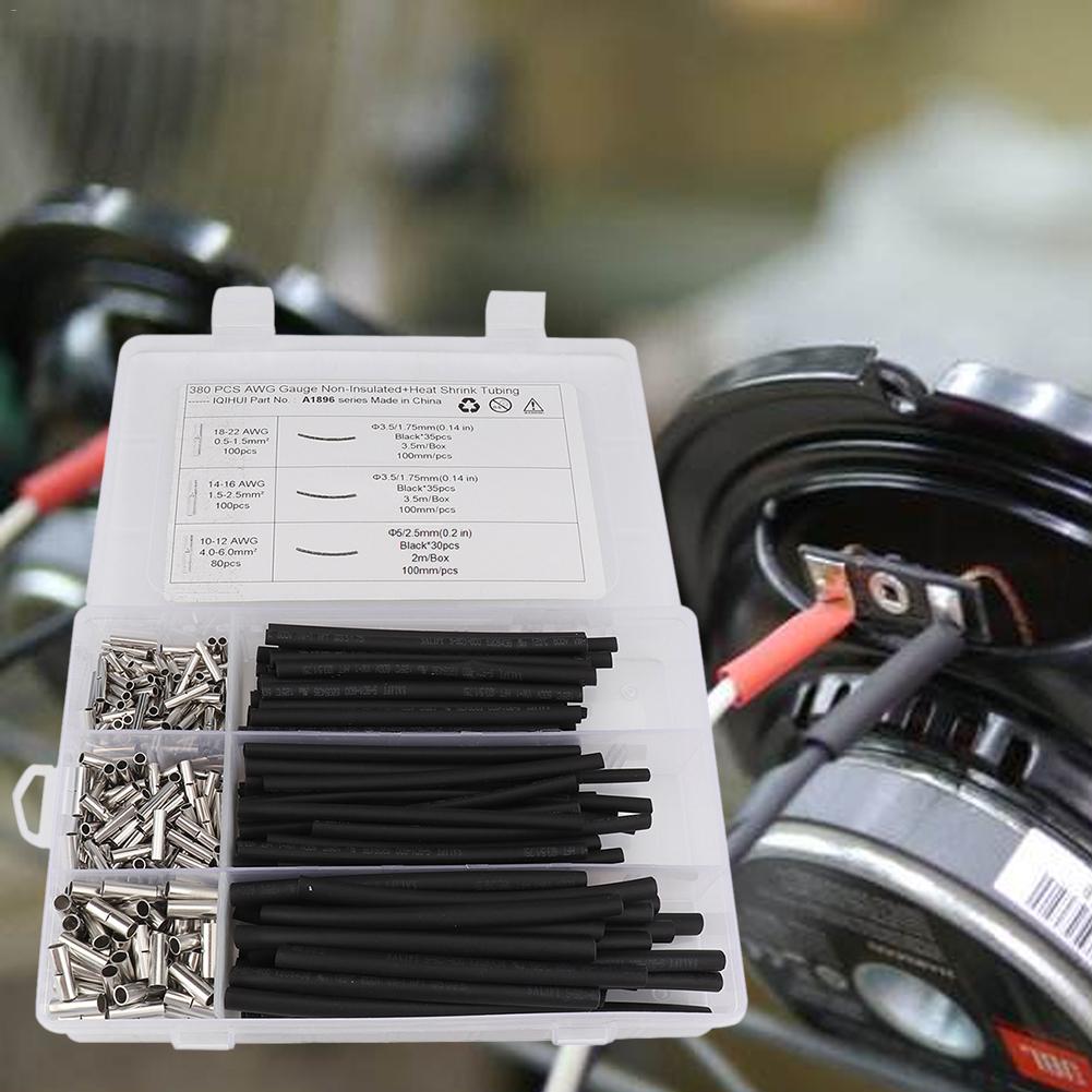 380pcs Dual Muur Lijm Krimpkous Kit Warmte Buis Kr... – Grandado