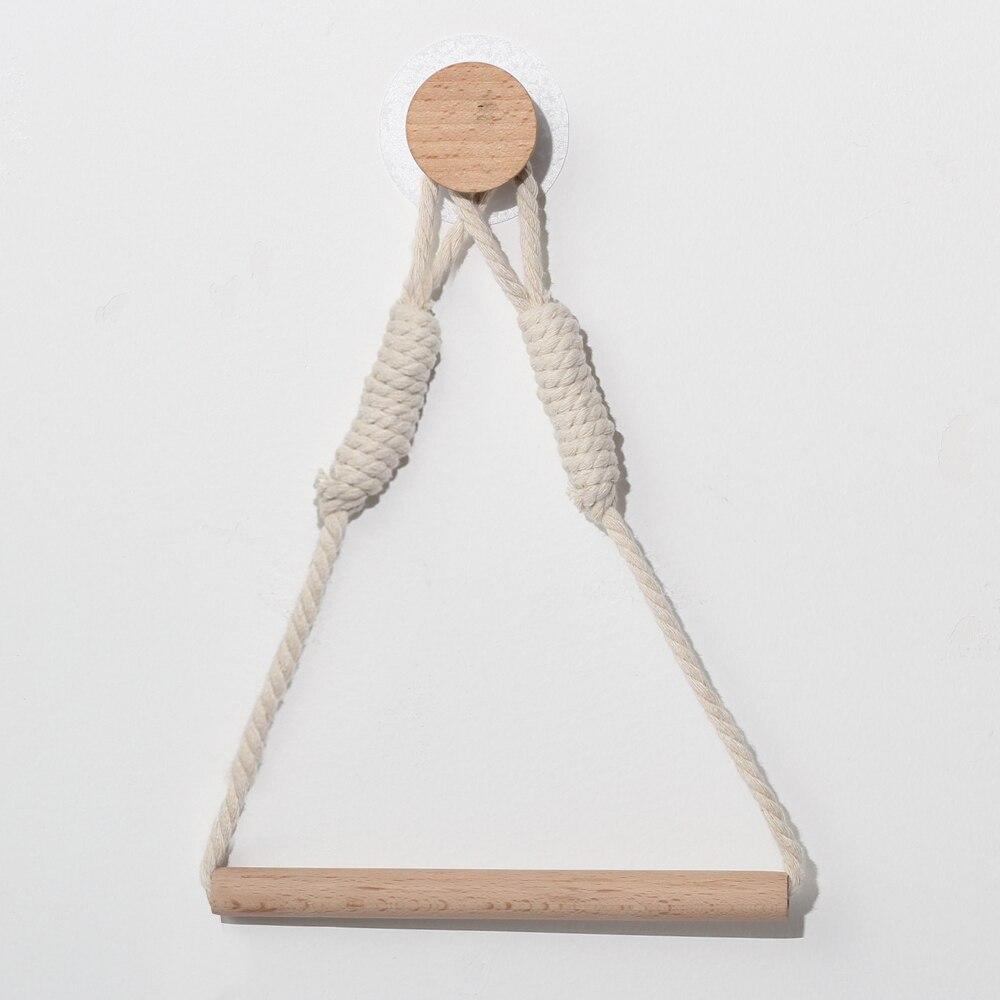 Nordic Solid Wood Toilet Paper Holder Toilet Paper... – Grandado