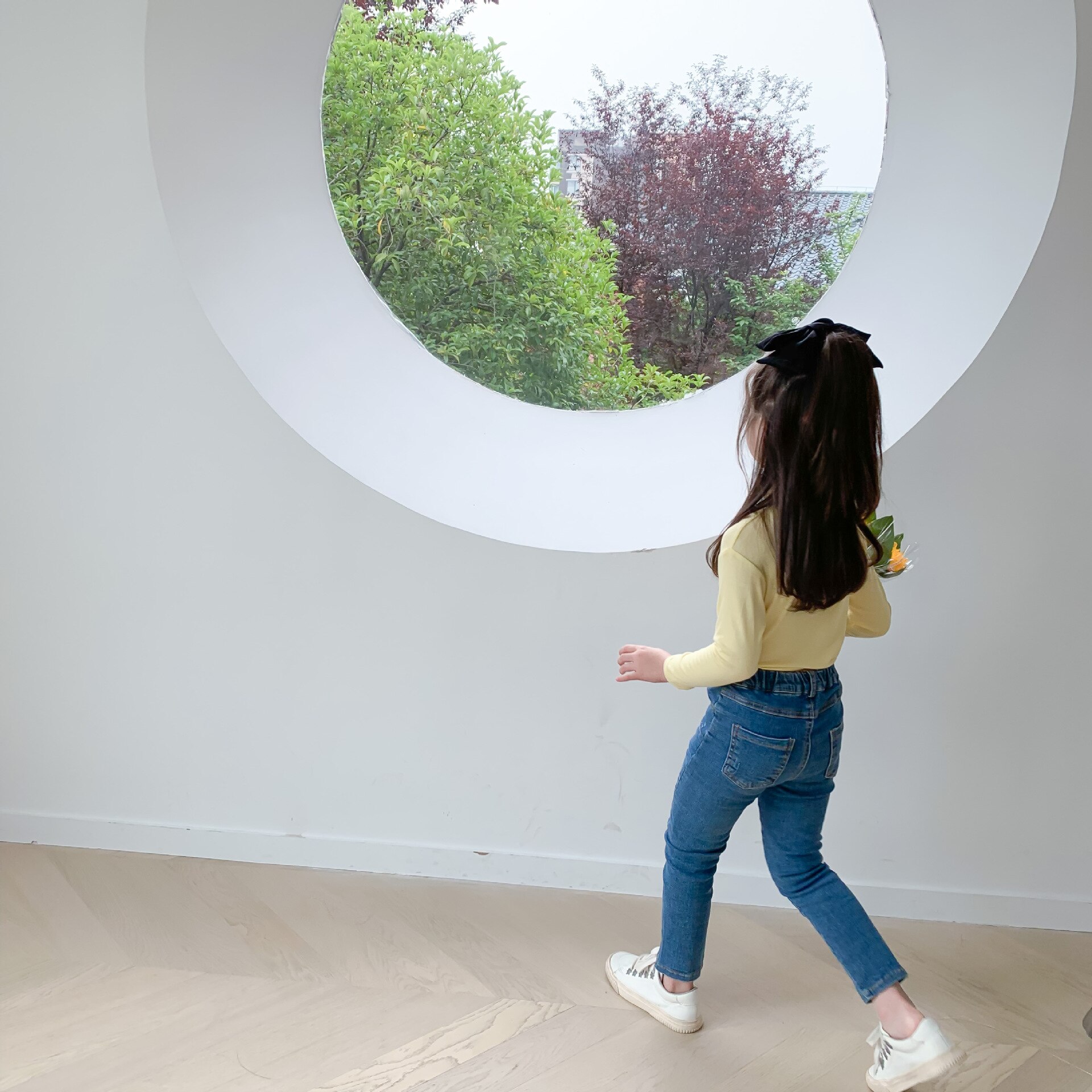 Autumn 2-7 years girls Split skinny jeans kids all... – Grandado