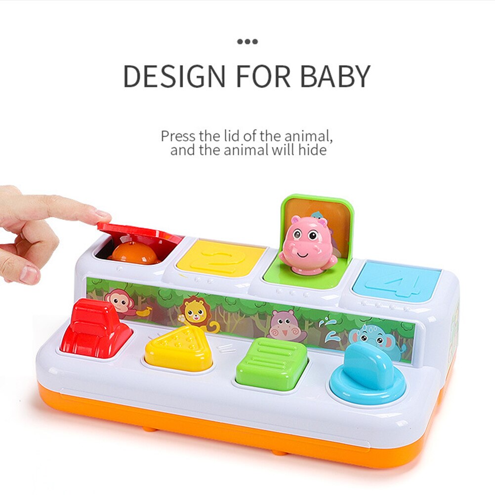Random Color Baby Interactive Pop Up Animals Toy K... – Vicedeal