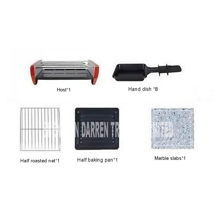 Electric oven TW-108 Portable Barbecue Grill Doubl... – Grandado