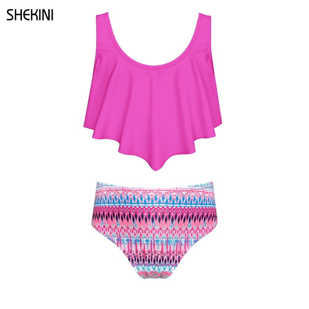 SHEKINI Girl's Ruffle Flounce Bathing Suits Fl... – Grandado