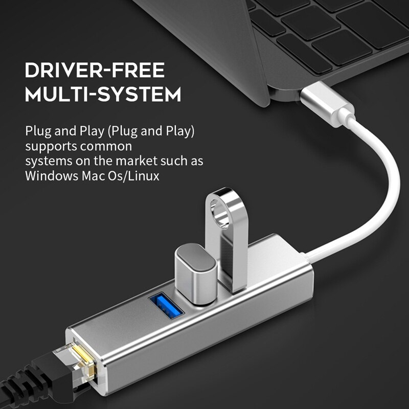 Hub USB 3.0 Multi-port USB 4/3 Port USBC Moyeu À G... – Grandado