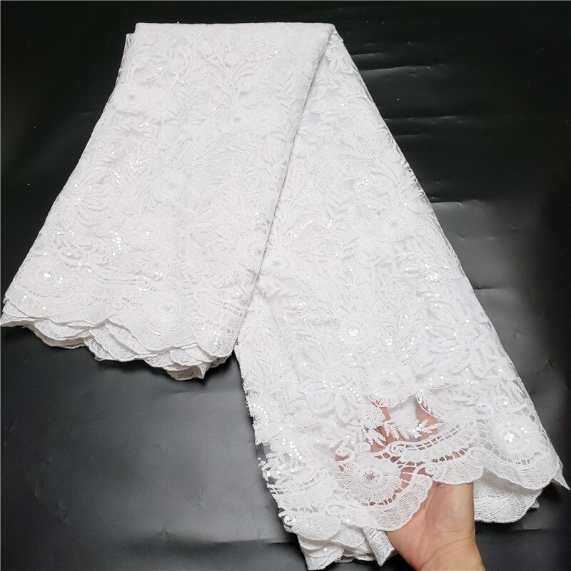 Very Soft Classic White African French Tulle Lace ... – Grandado
