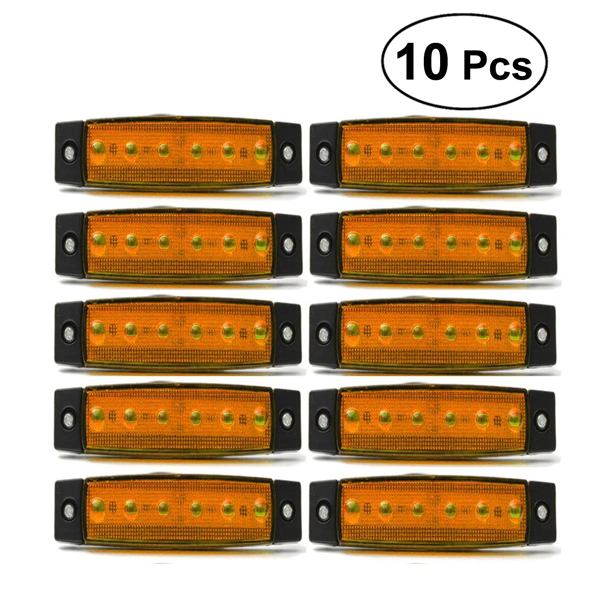 10 Pcs 24V 6 LED Trailer Trunk Tail Light Replacem... – Grandado