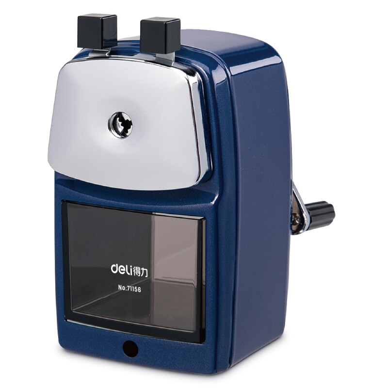 Deli Hand Crank Pencil Sharpner Metal Construction... – Vicedeal