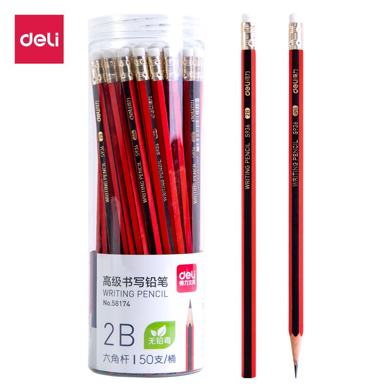 Deli 58174, 2b hexagonal advanced graphite pencil,... – Vicedeal