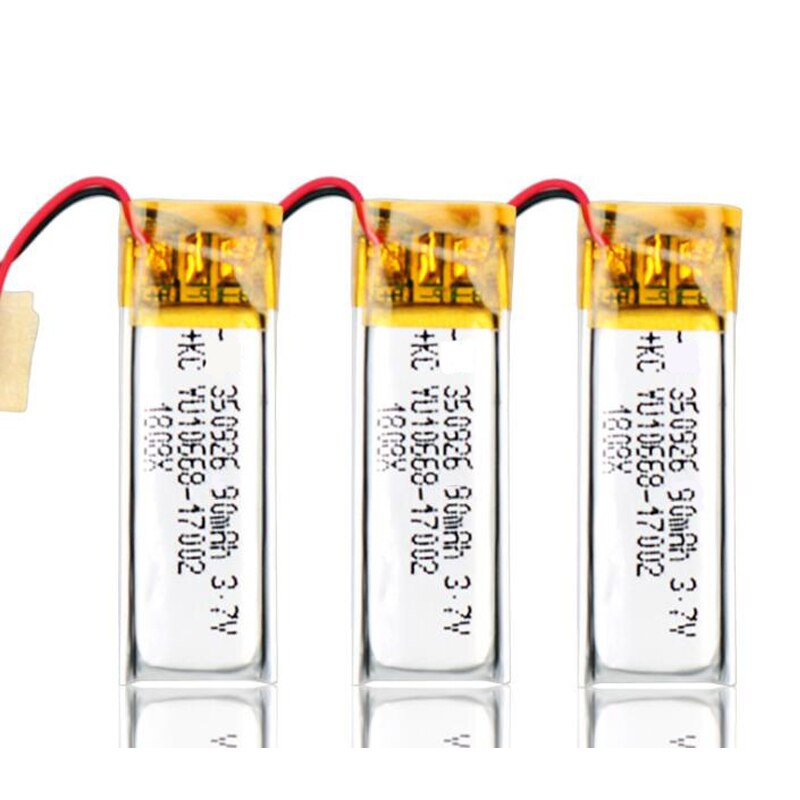 3.7v 90mah 350926 Lithium li ion Polymer rechargea... – Grandado