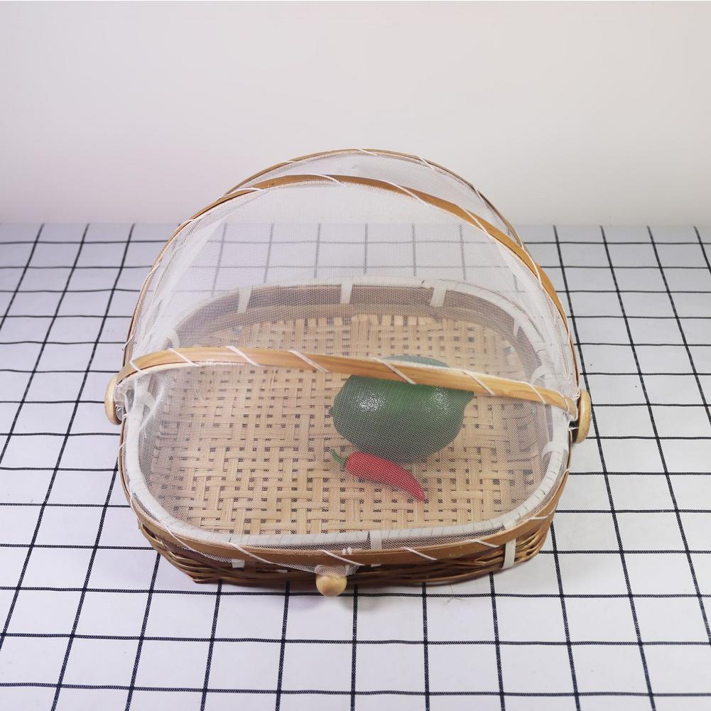 Woven Storage Basket Anti Bug Bamboo Tent Basket H... – Grandado