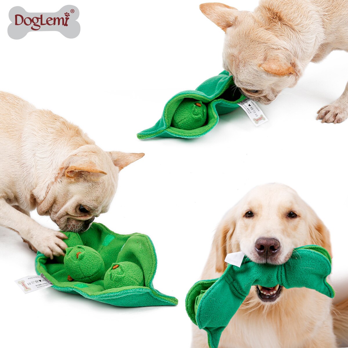 3 In1 Dog Toy Cute Dog Chews Food Toys Educational... – Grandado