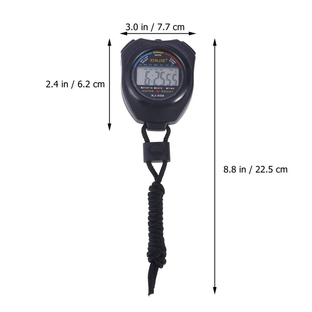 LCD Chronograph Digital Timer Sport Stopwatch Hand... – Vicedeal LCD Chronograph Digital Timer Sport Stopwatch Hand... – Vicedeal