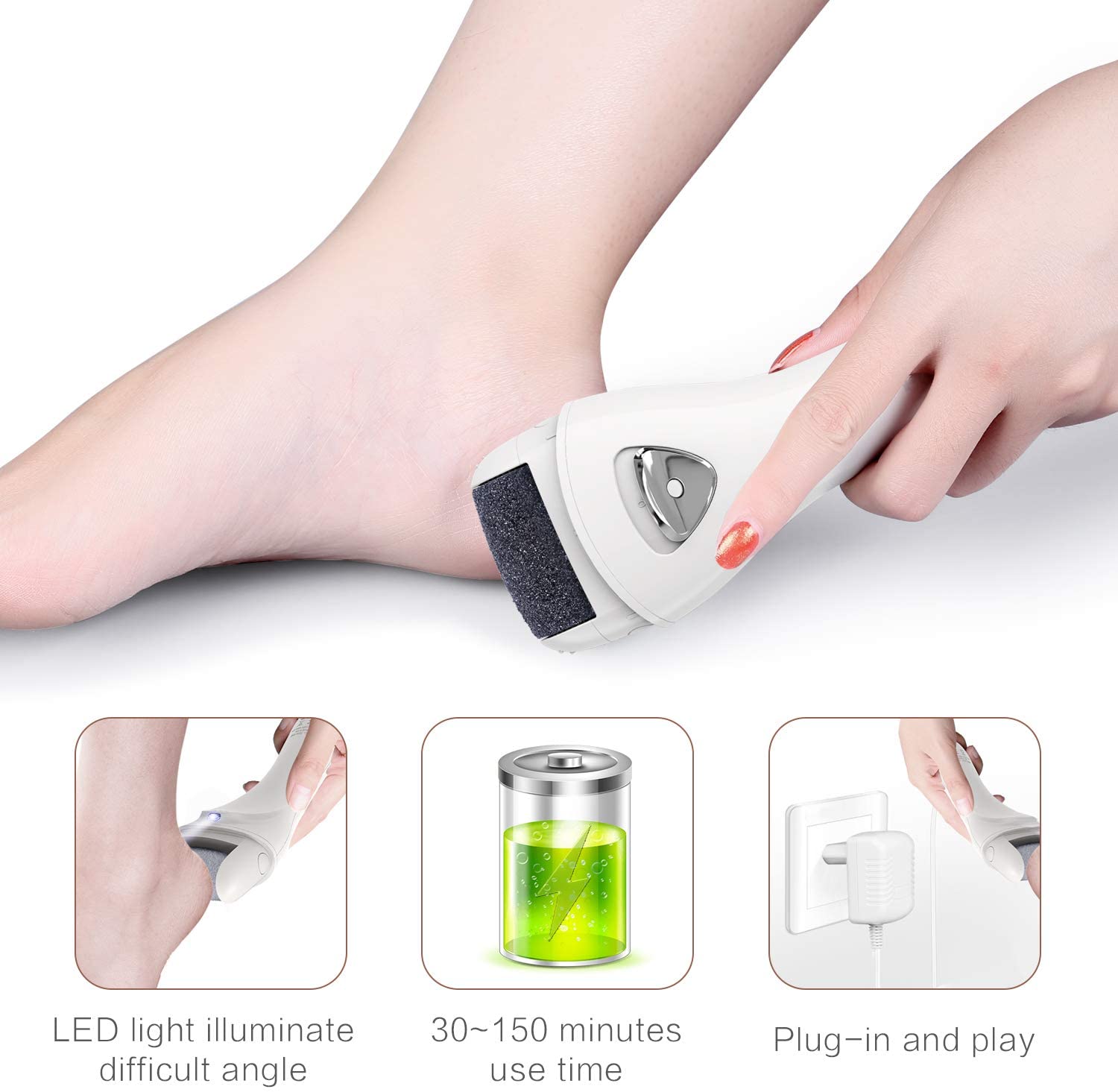 3Pcs Dull Polish Foot care tool Heads Hard Skin Re... – Grandado