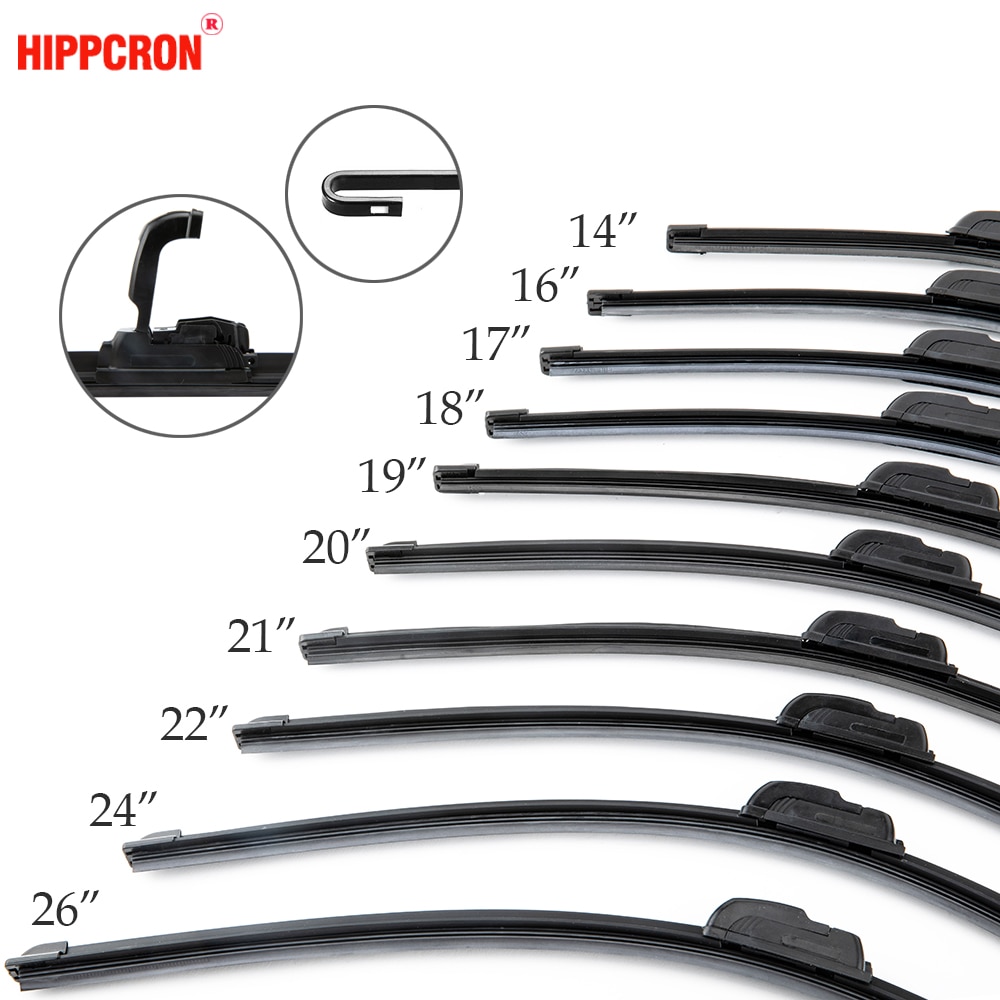 Car Frameless Wiper Blade Natural Rubber Bracketle... – Grandado