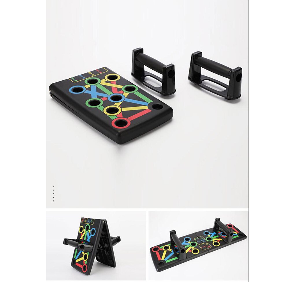 Folding Push Up Board Push-Up Stand Triceps Forear... – Vicedeal