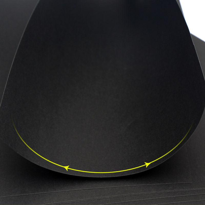 80-350g Blank Black Paper cards DIY Graffiti Black... – Grandado