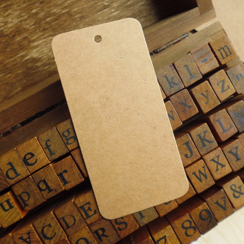 500 stücke Kraft Blank Hang Tag Tags DIY Multifunk... – Grandado
