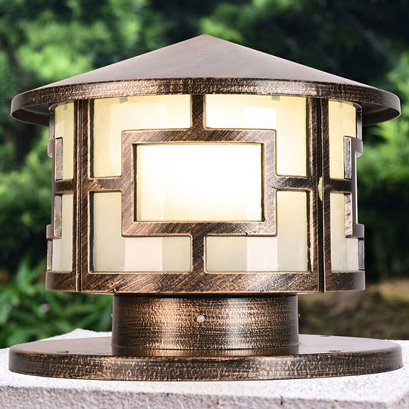 Europe outdoor pillar lamp,villa backyard garden c... – Grandado