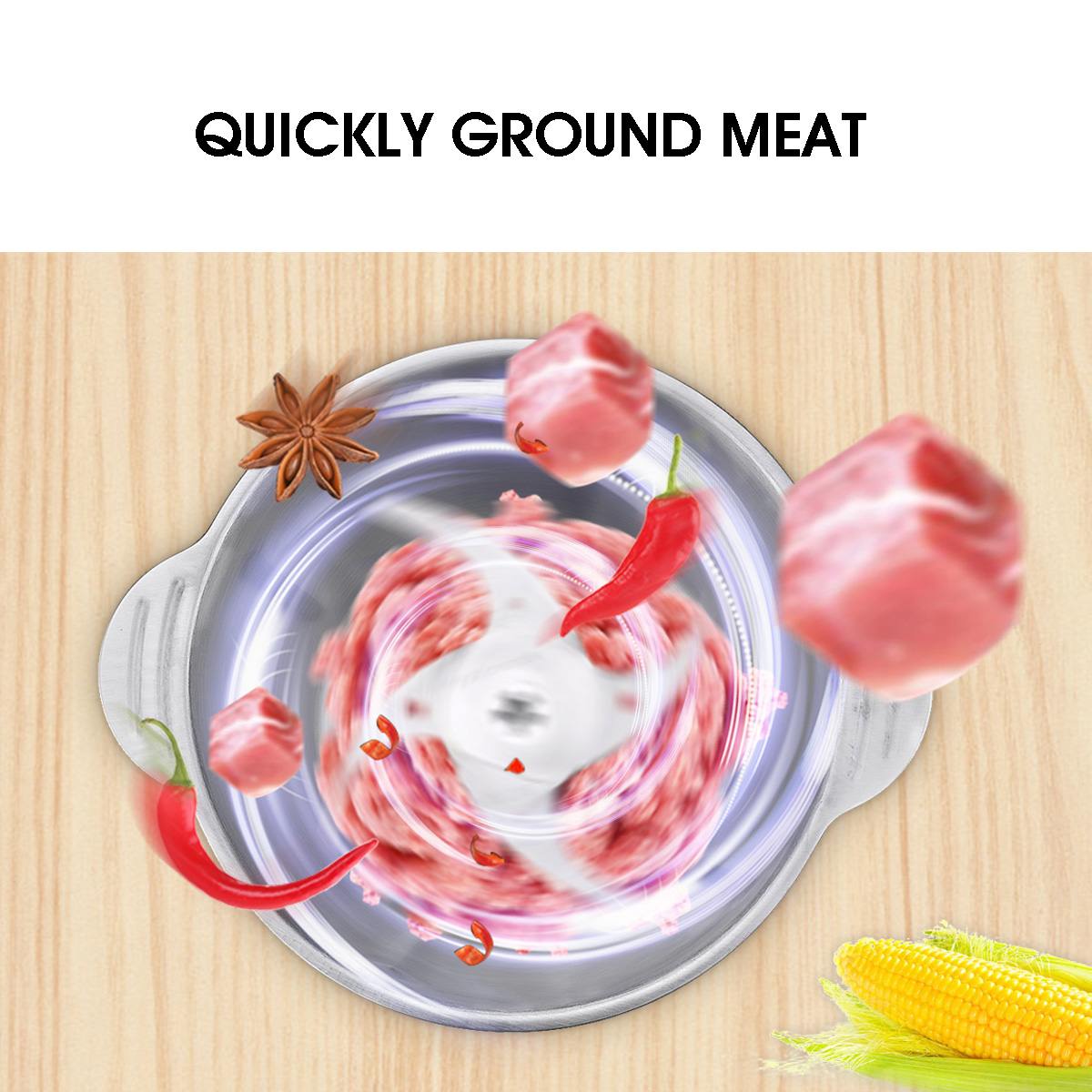 Warmtoo Multi-function Electric Meat Grinder Garli... – Vicedeal