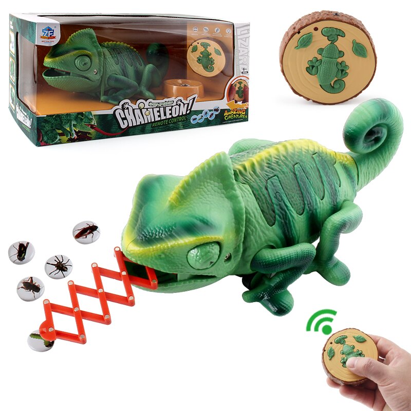 RC Animals Toy Chameleon Lizard Pet Intelligent To... – Vicedeal