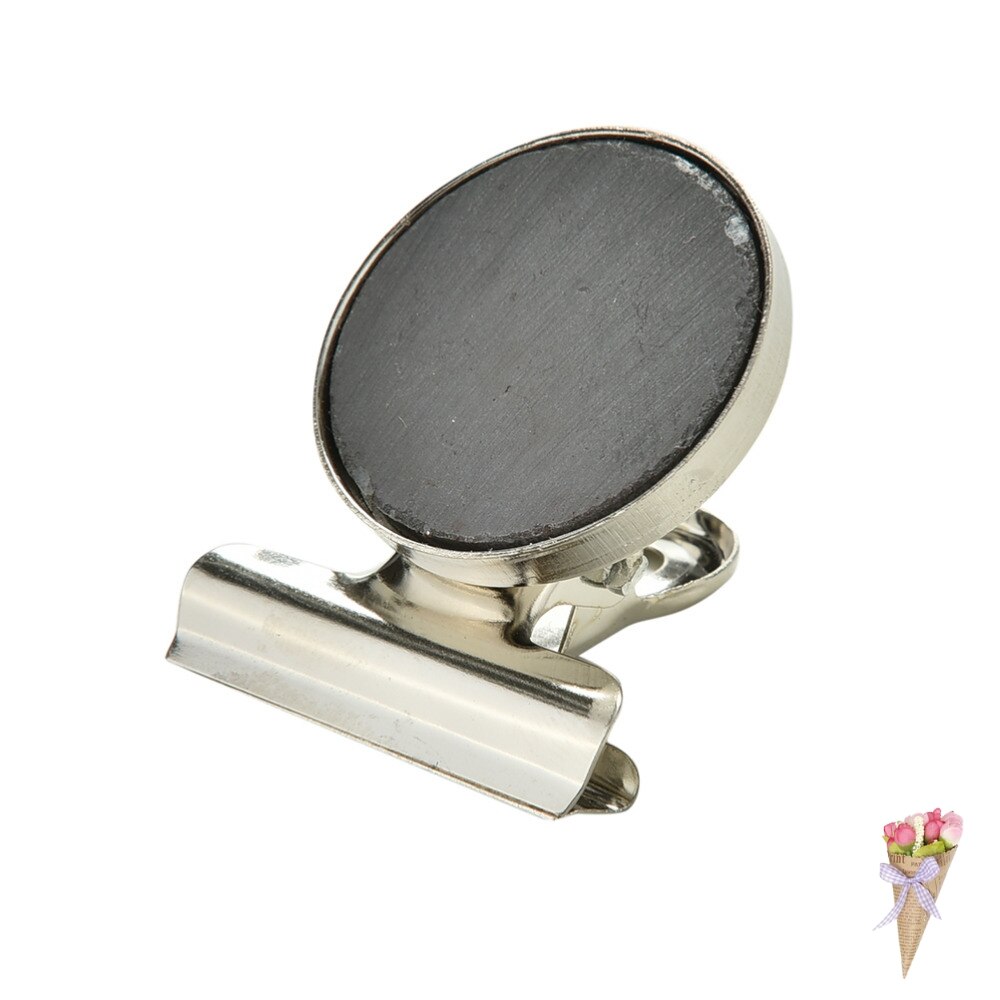 Magnetic Clip Magnet Memo Note Message Holder Silv... – Vicedeal