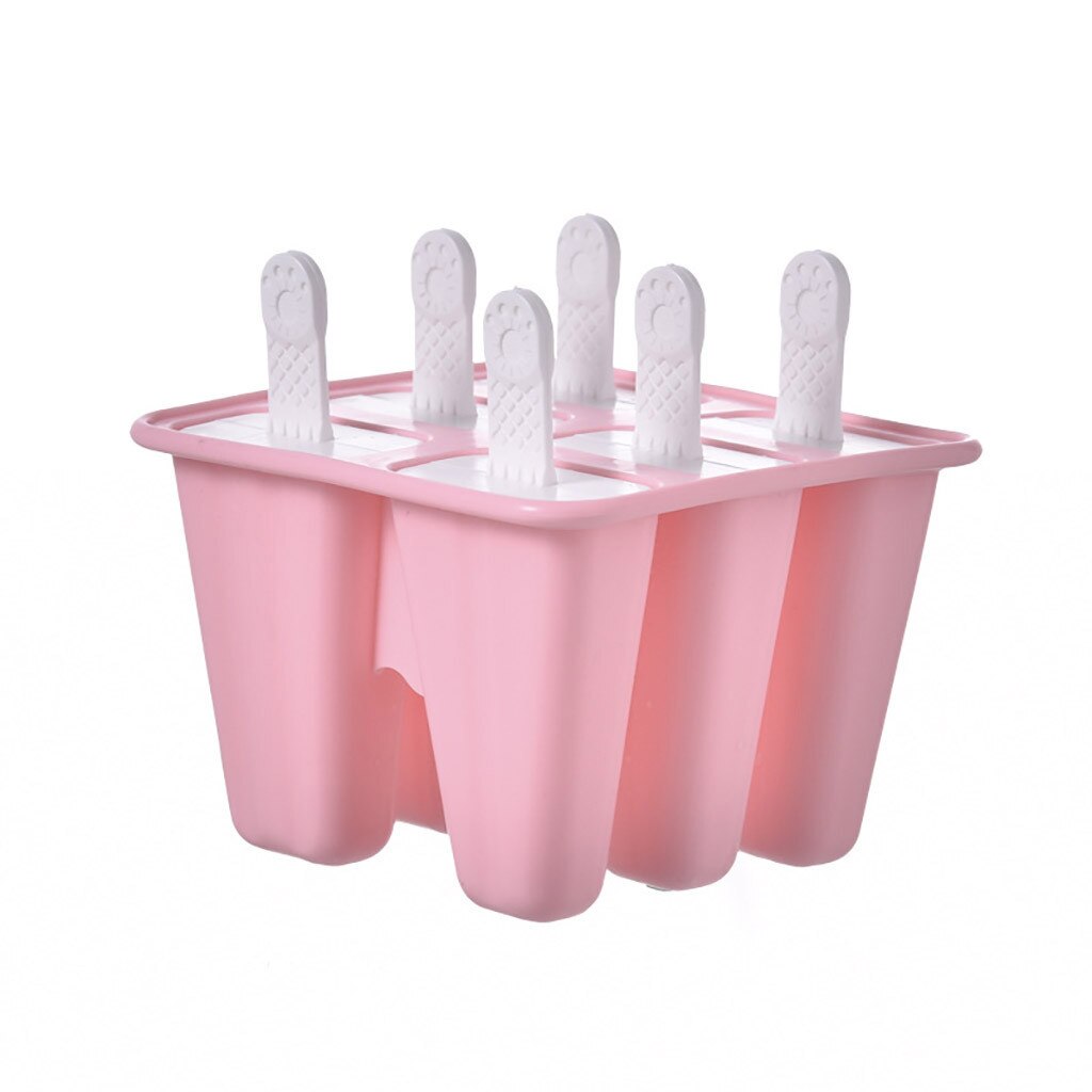 Summer Homemade Silicone 6 Hole Popsicle Mold Ice ... – Grandado