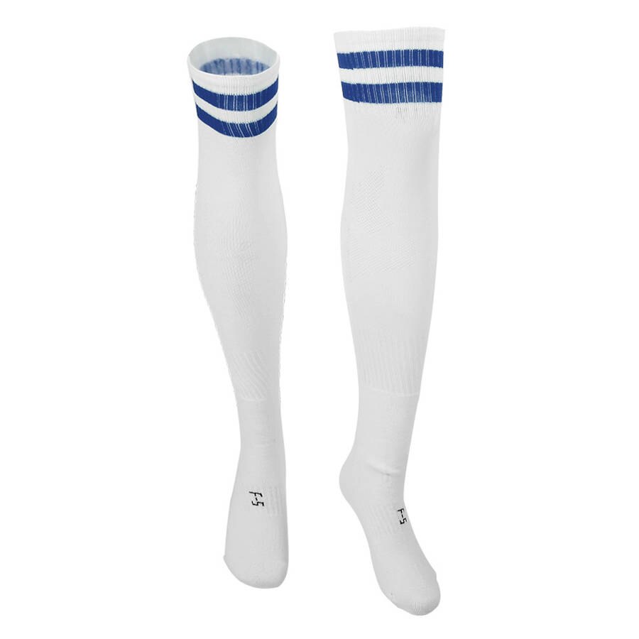 12 Pair Striped Football Socks Soccer Hockey Sport... – Grandado