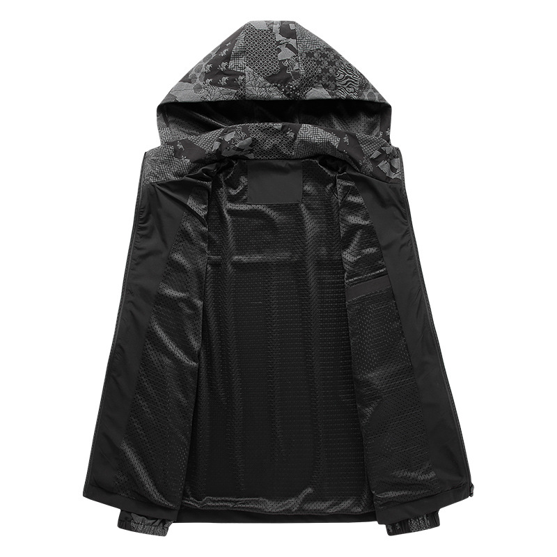 Men Autumn Spring Reflective Jacket Slim Male Outd... – Grandado