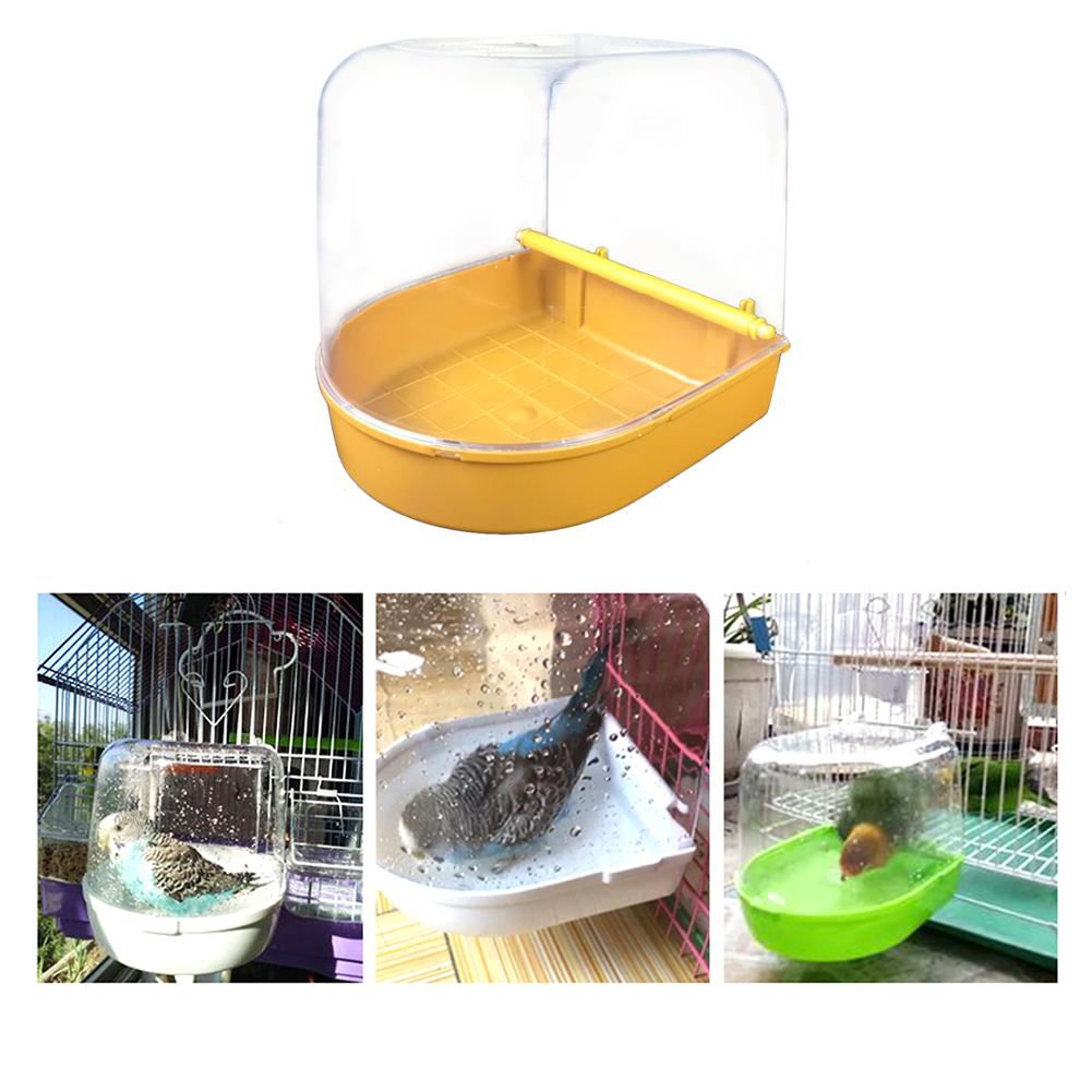 Plastic Bird Bath Box Bird Shower For Parrots Bath... – Grandado