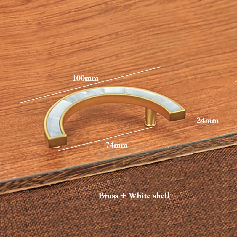 Brass Cabinet Handles Shell +Brass Drawer Pulls Wa... – Vicedeal