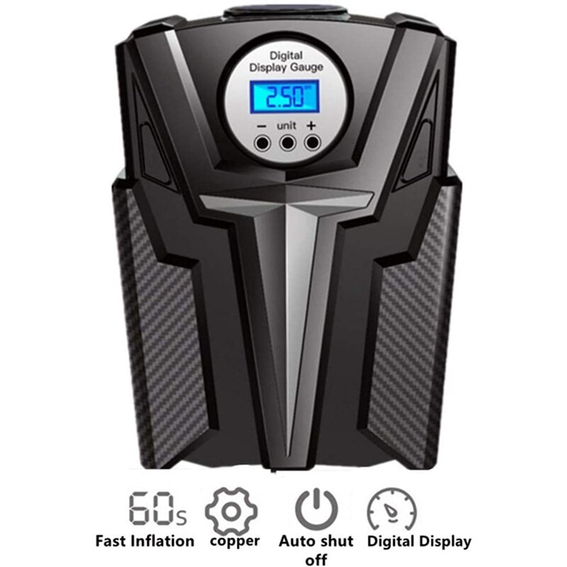 Portable Air Compressor Tire Inflator, elektrische... – Vicedeal