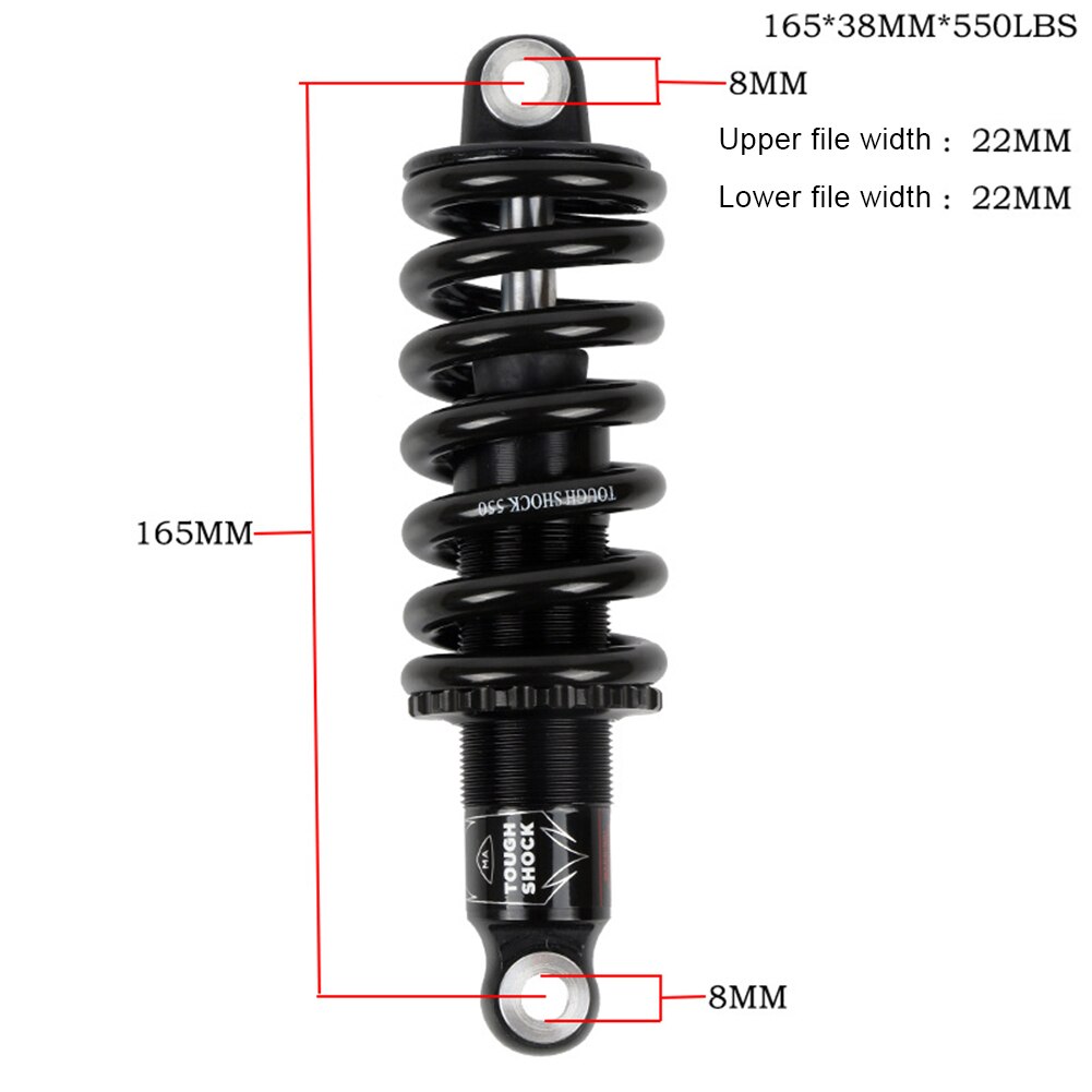 MTB Damping Rear Shock Adjustable W/ Lock-Out 550-... – Grandado