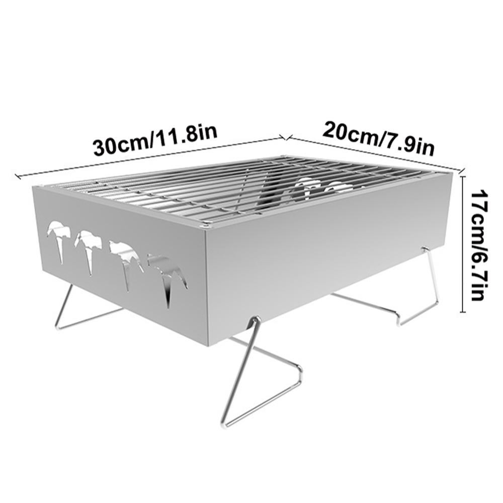 Pokich Small BBQ Grill Folding Portable Charcoal C... – Vicedeal