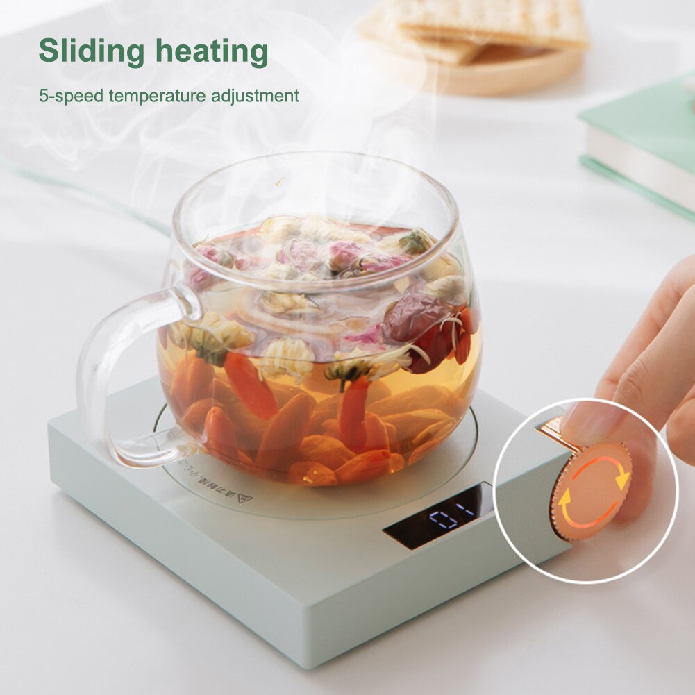 Cup Warmer Heating Coasters Milk Tea Water Heating... – Grandado
