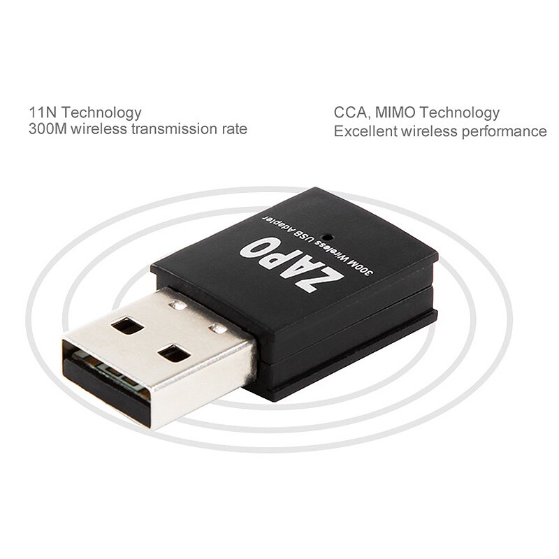 ZAPO W77-RTL8192EU Mini Portable 300M Wireless USB... – Vicedeal